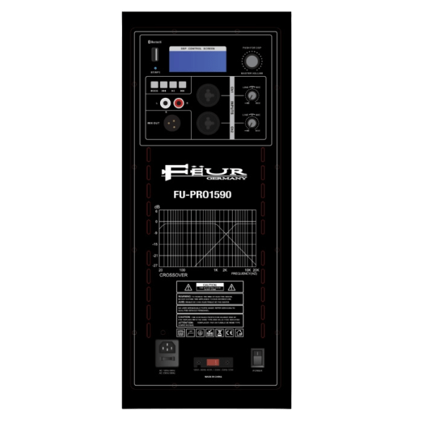 PAR DE BAFLES ACTIVOS FEUR PRO1590 – COOPESA